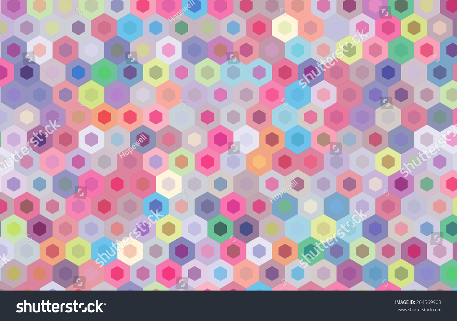 Colorful Hexagon Patternvector Geometric Background Design Stock Vector ...
