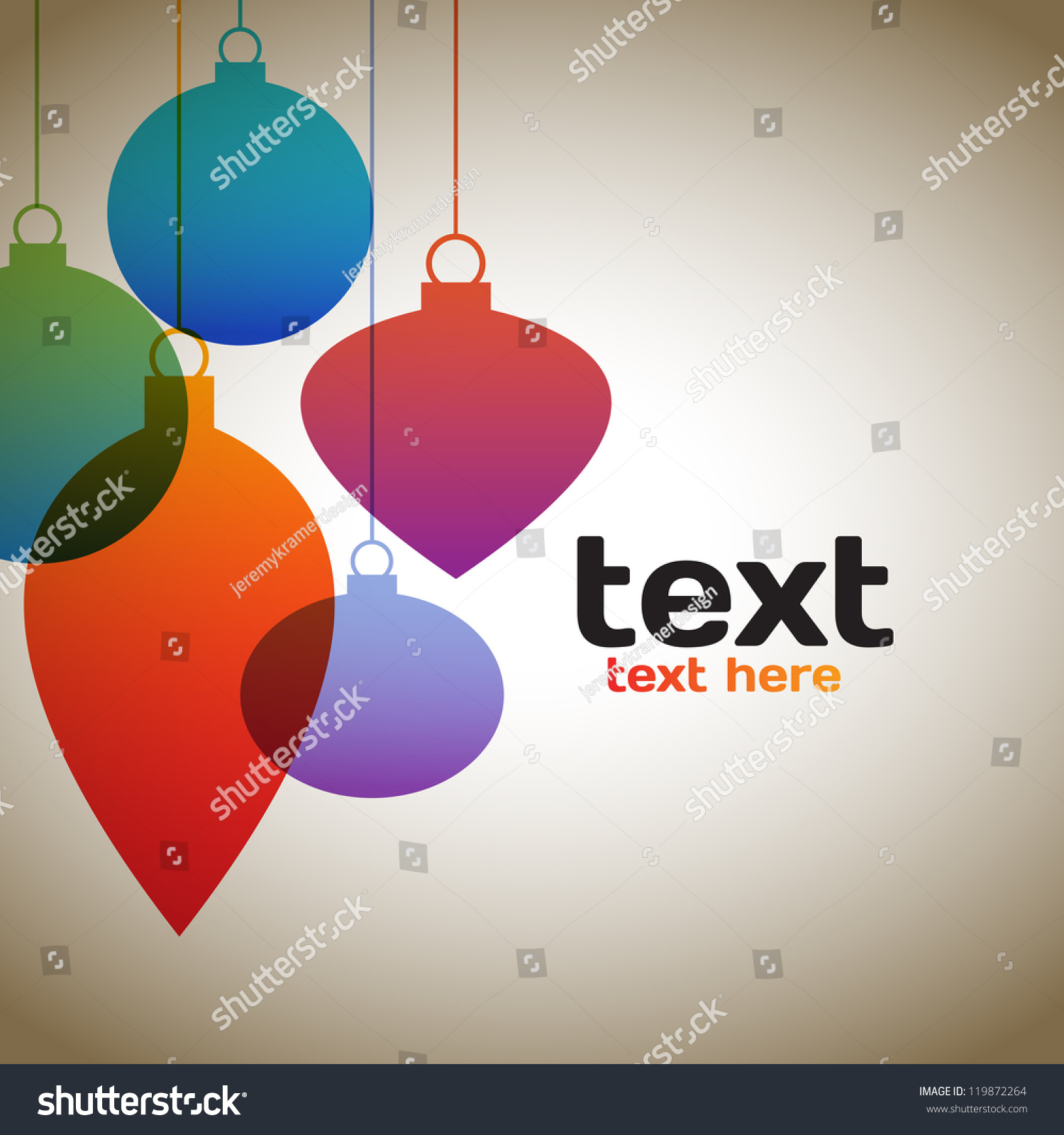 Colorful Holiday Background Stock Vector (Royalty Free) 119872264 ...
