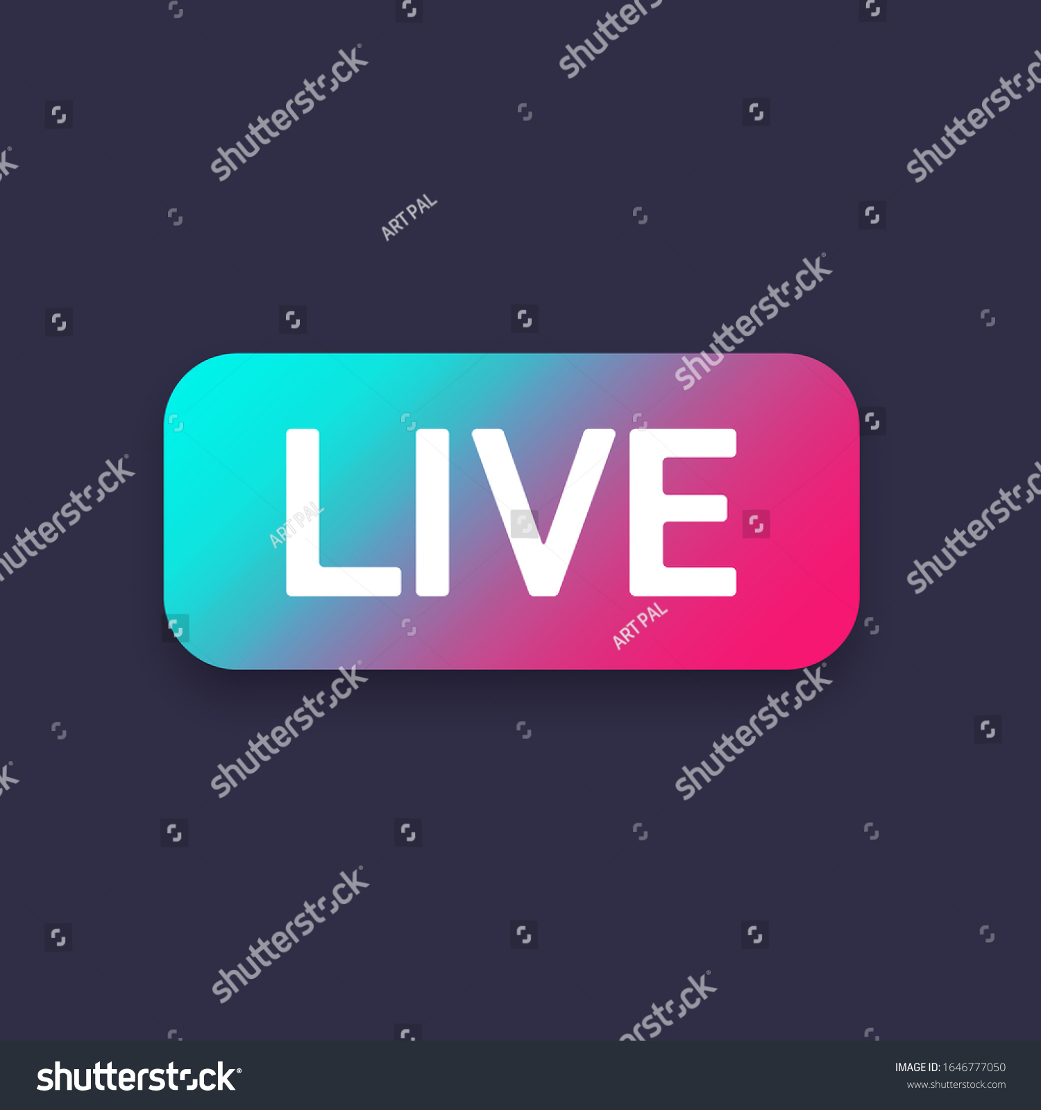 Colorful Live Button Layout Shadow On: เวกเตอร์สต็อก (ปลอดค่าลิขสิทธิ์ ...