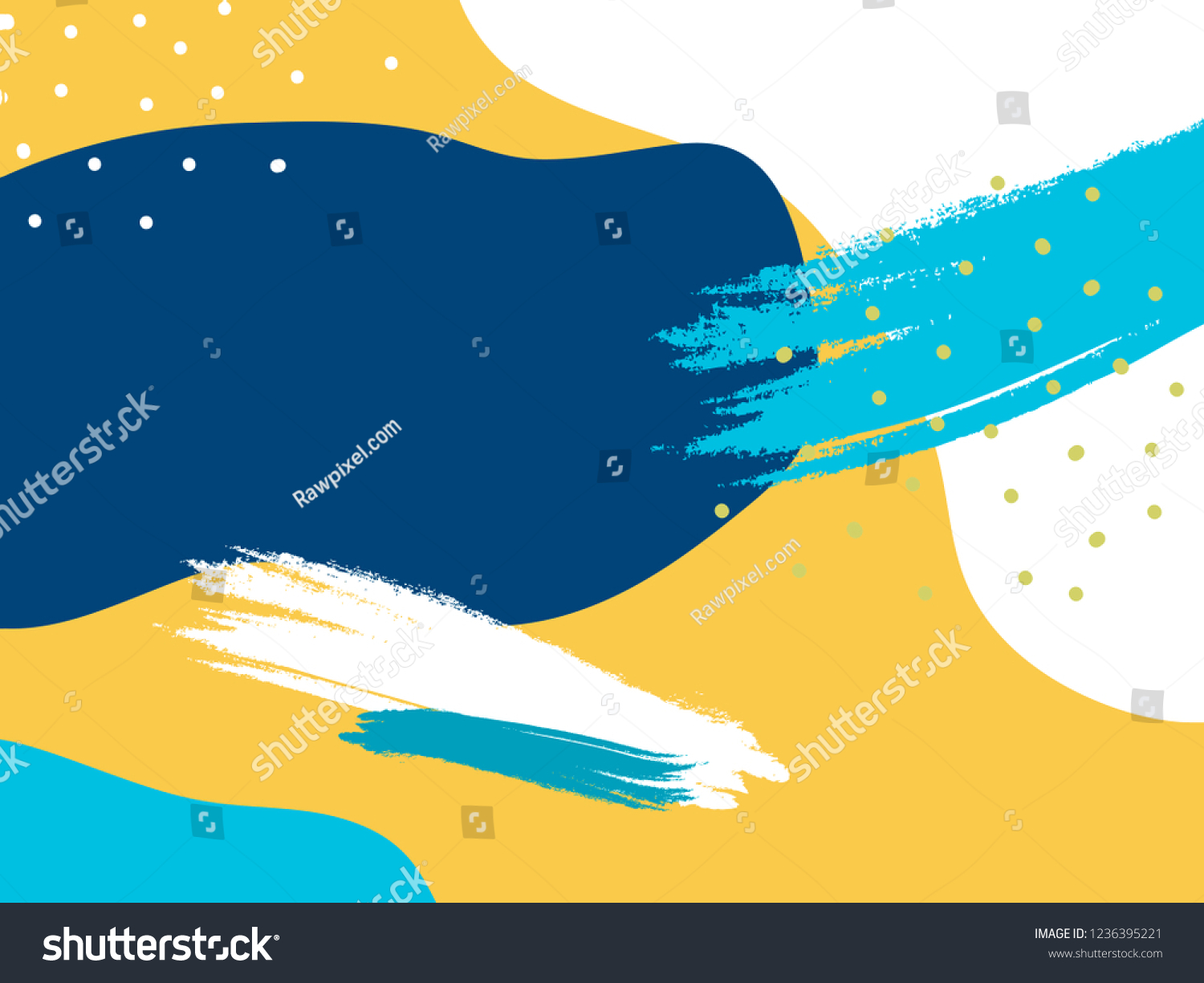 Colorful Memphis Design Background Vector Stock Vector (Royalty Free ...