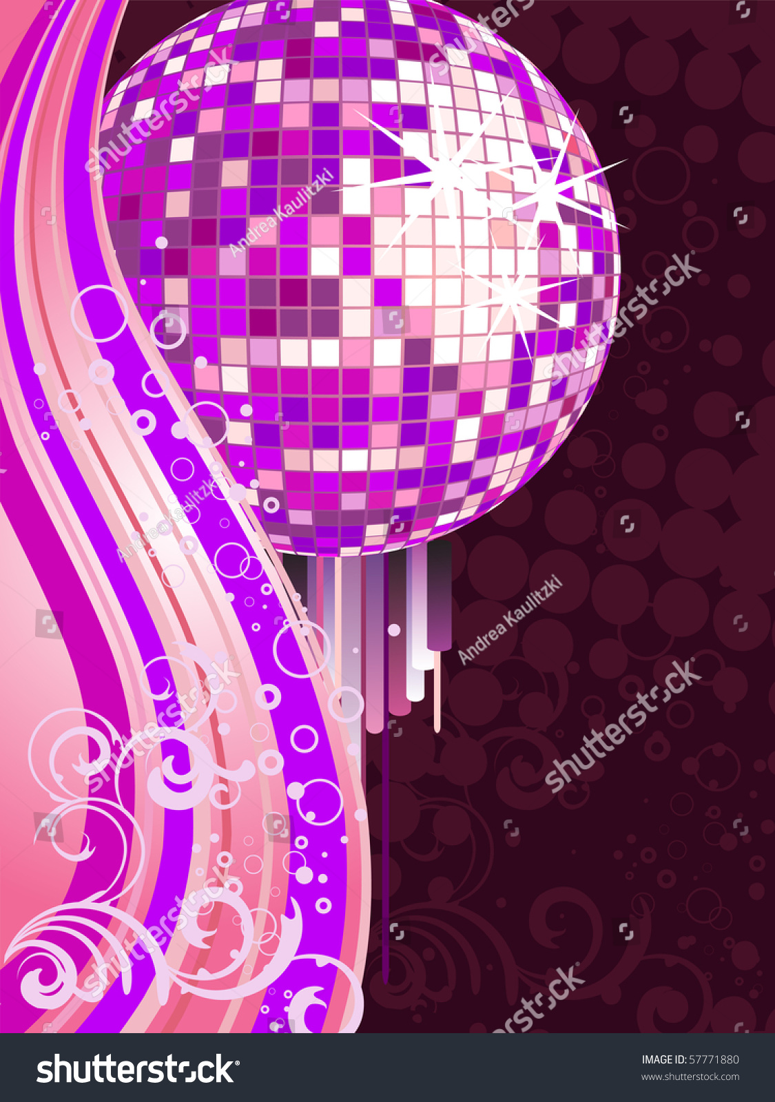 Colorful Mirror Ball Vector Stock Vector (Royalty Free) 57771880 ...