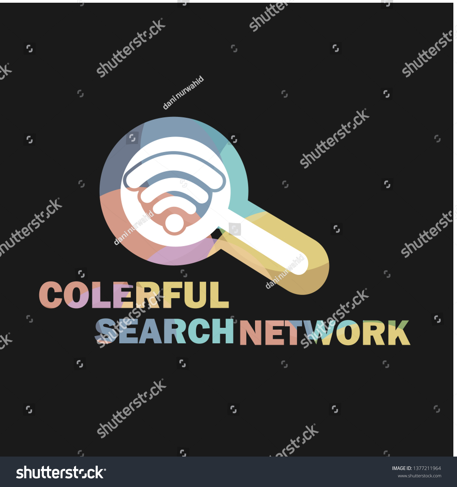 Colorful Network Logo Stock Vector (Royalty Free) 1377211964 | Shutterstock