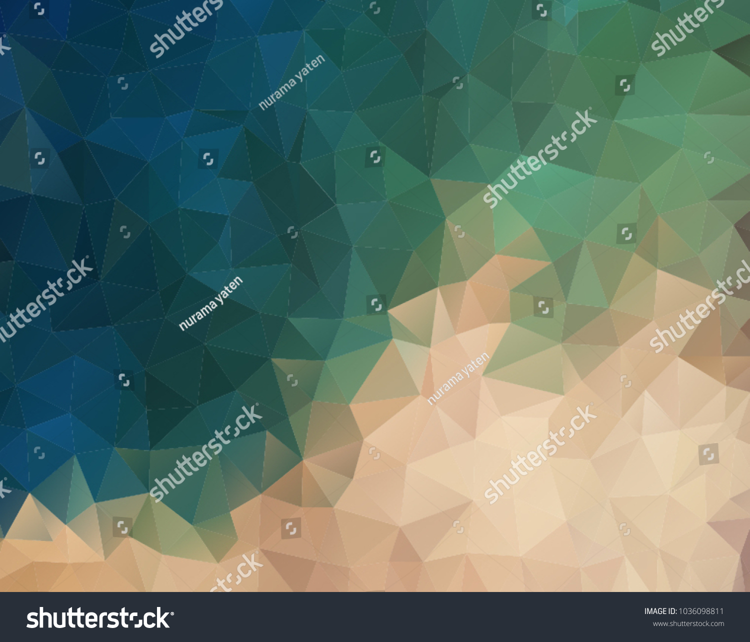 Colorful Polygon Background Stock Vector (Royalty Free) 1036098811 ...
