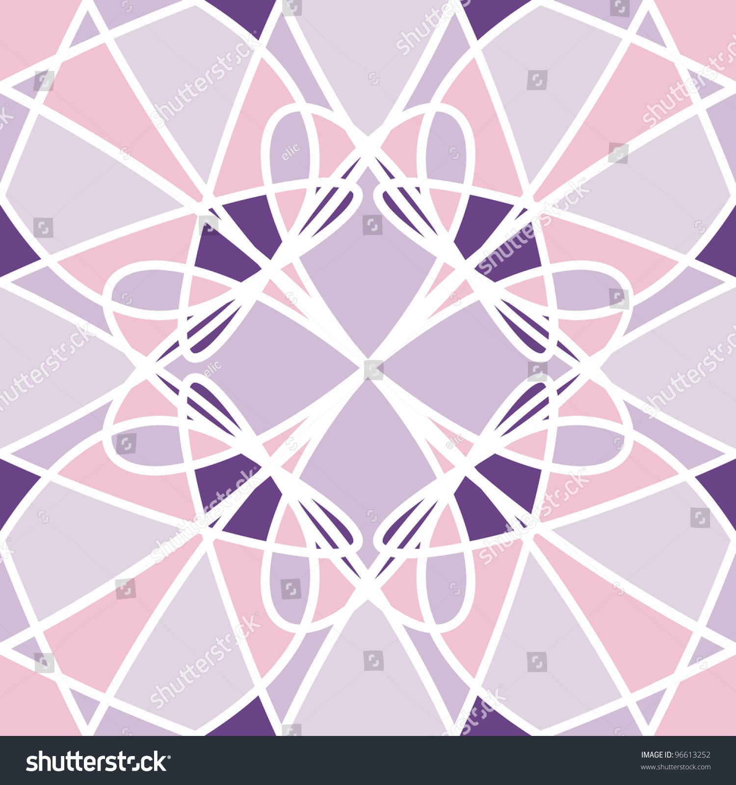 Colorful Retro Mosaic Pattern Background Vector Stock Vector (Royalty ...