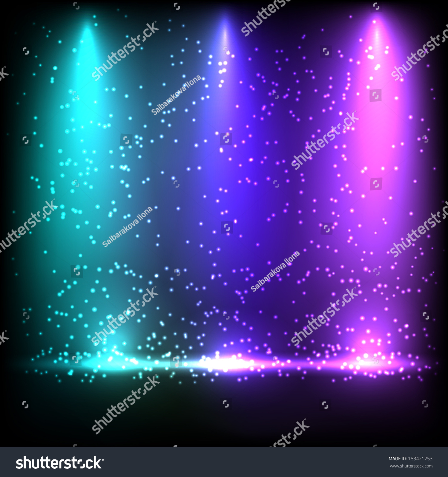 Colorful Spotlight Background Vector Eps10 Stock Vector (Royalty Free ...