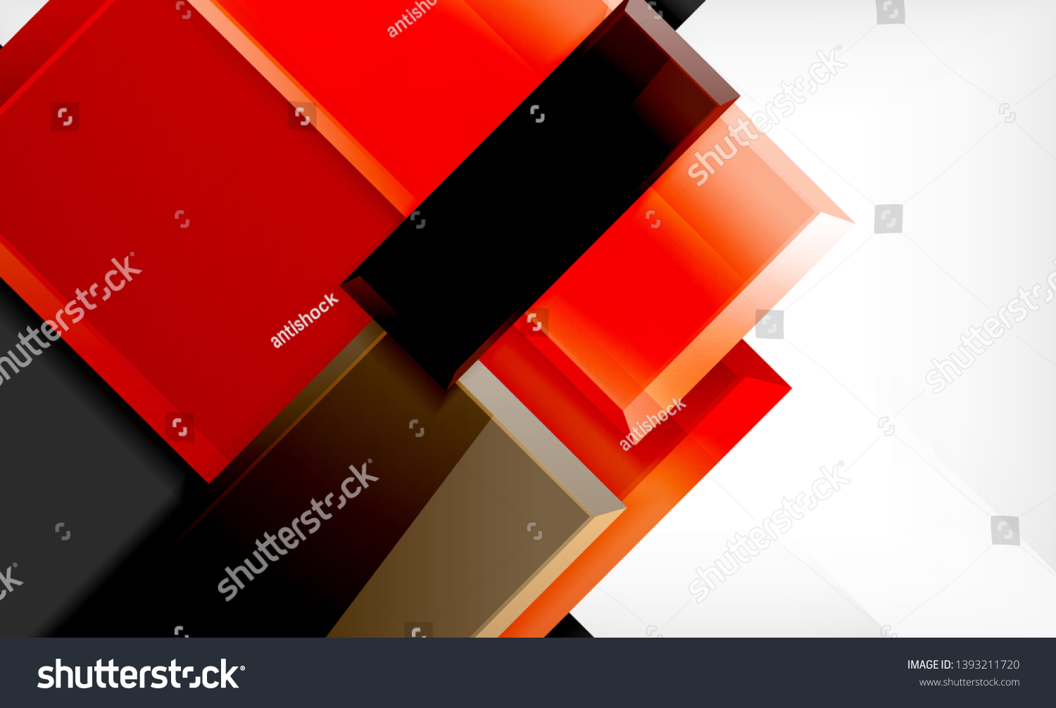 Colorful Square Rectangle Blocks Background Vector Stock Vector ...