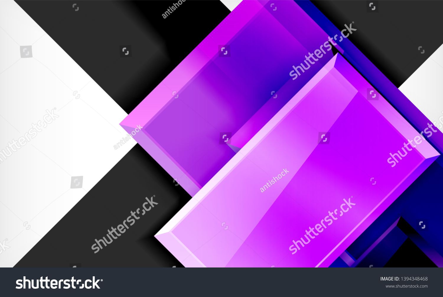 Colorful Square Rectangle Blocks Background Vector Stock Vector ...