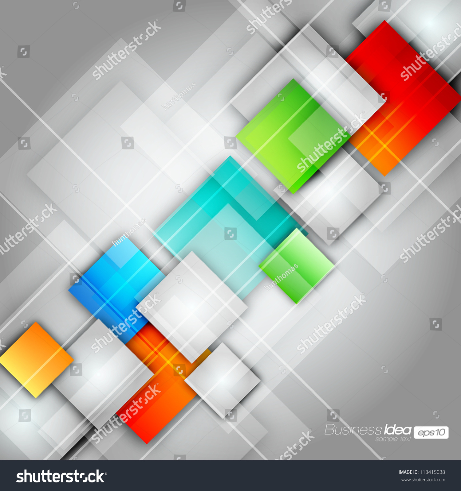 Colorful Square Blank Background Vector Design Stock Vector (Royalty ...