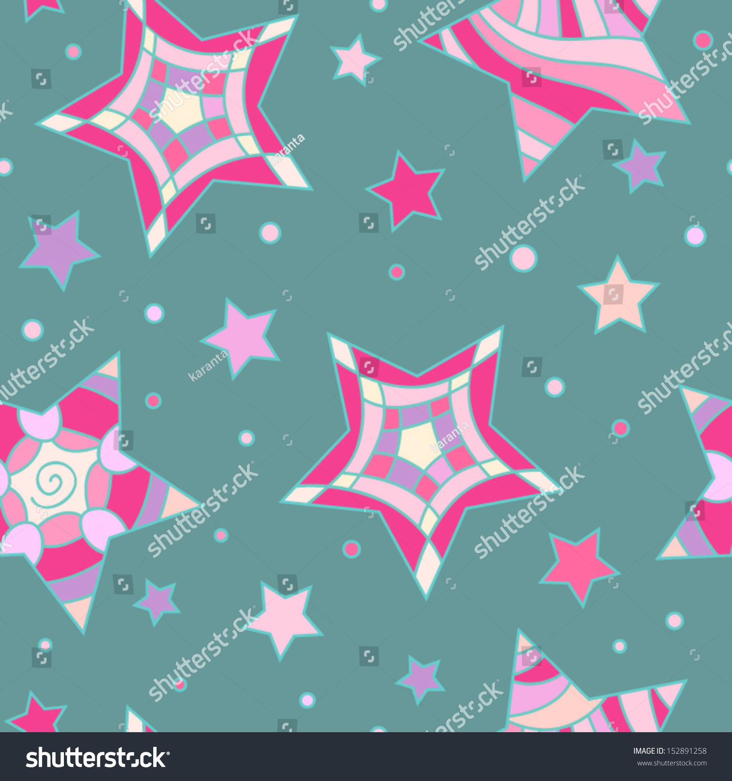 Colorful Star Dot Vector Texture Stock Vector (Royalty Free) 152891258 ...