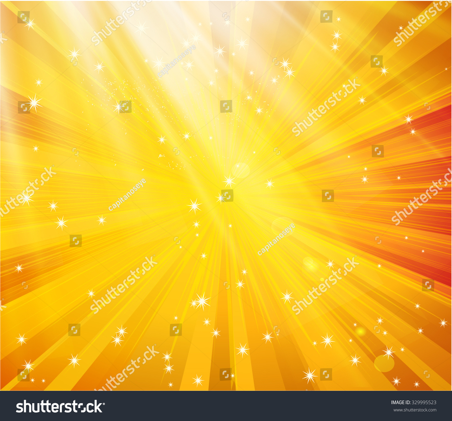 Colorful Sunshine Background Stock Vector (Royalty Free) 329995523 ...