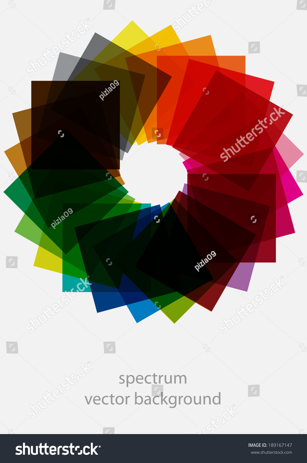 Colorful Transparent Paper Sheets Stock Vector (Royalty Free) 189167147 ...