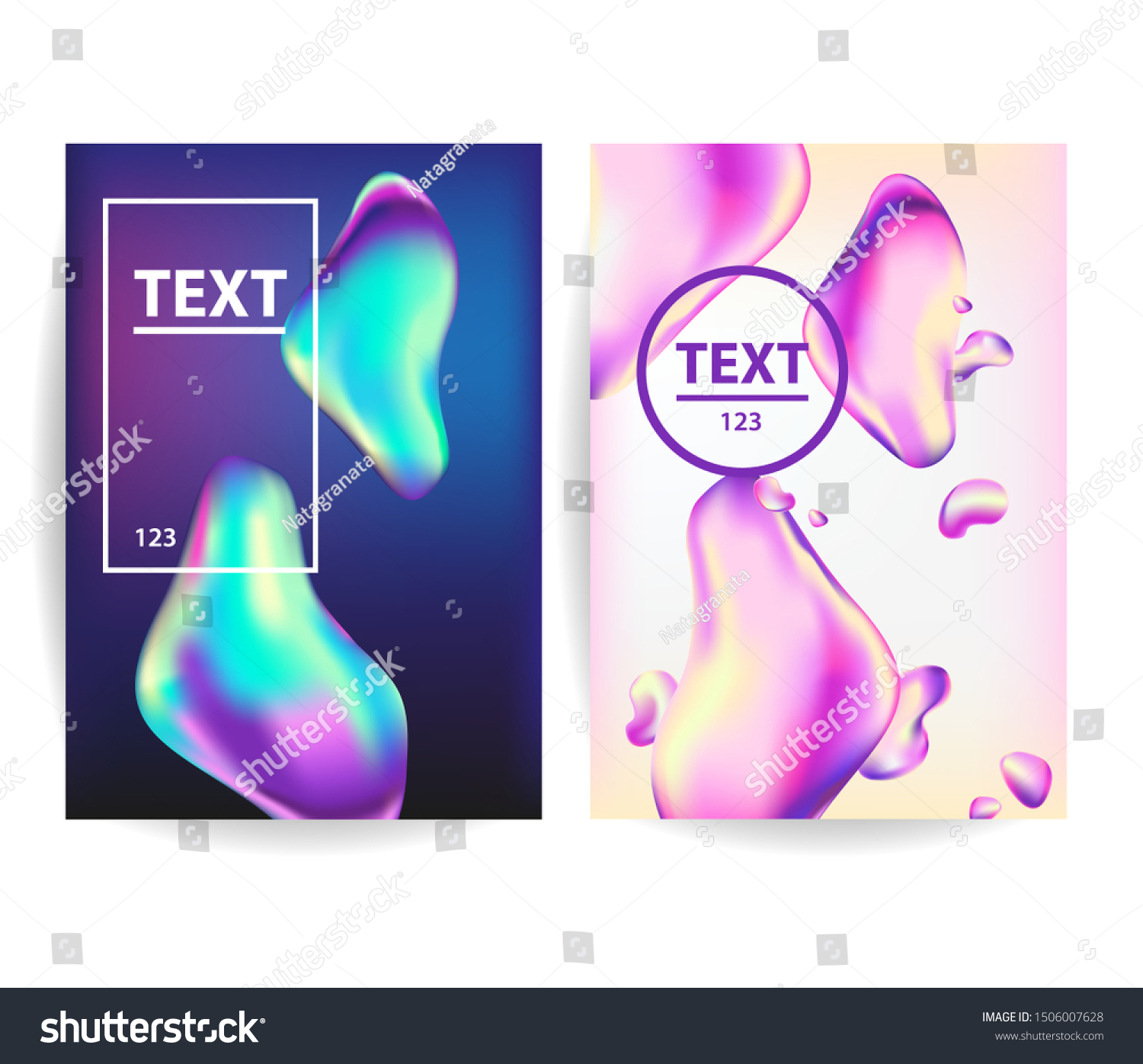 Colorful Vector Bubbles Design Color Splash Stock Vector (Royalty Free ...