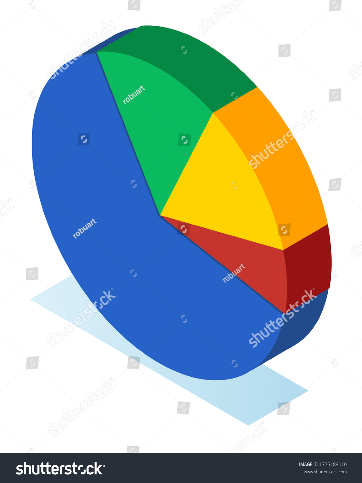 Colorful Vector 3d Pie Diagram Pie Stock Vector (Royalty Free ... Colorful Vector 3d Pie Diagram Pie Stock Vector (Royalty Free ...