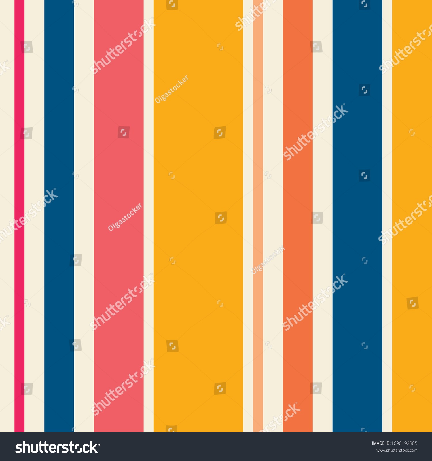 Colorful Vector Vertical Stripes Pattern Simple Stock Vector (Royalty ...