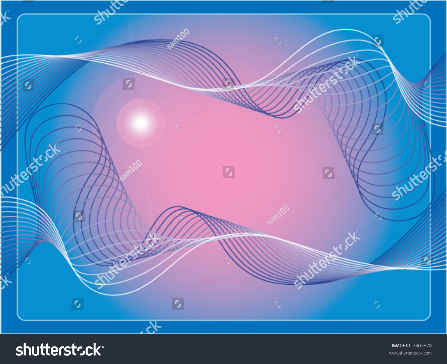 Colorful Vector Intersecting Lines On Gradient Stock Vector (Royalty ...