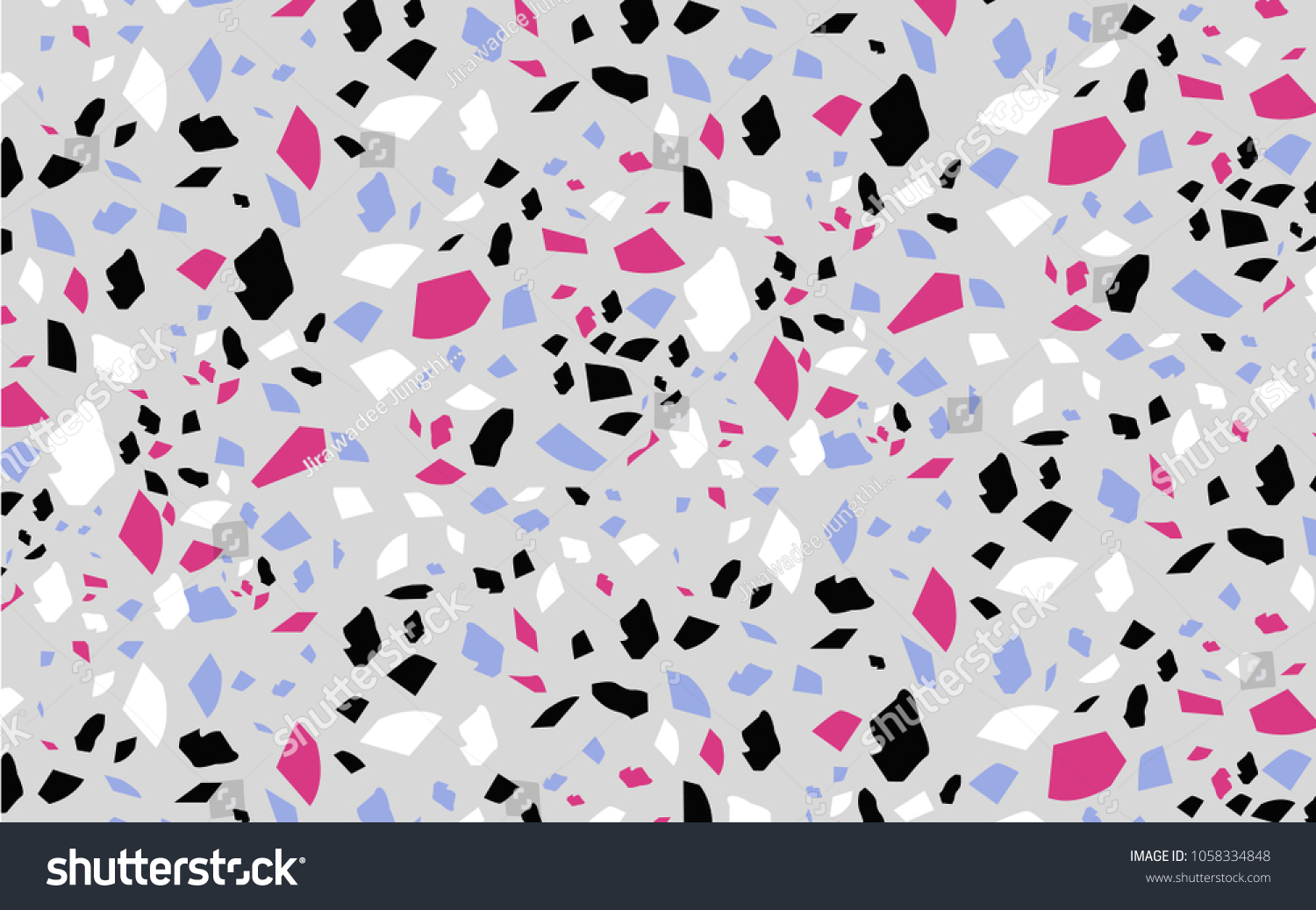 Colorful Gray Background Seamless Pattern Stock Vector (Royalty Free ...