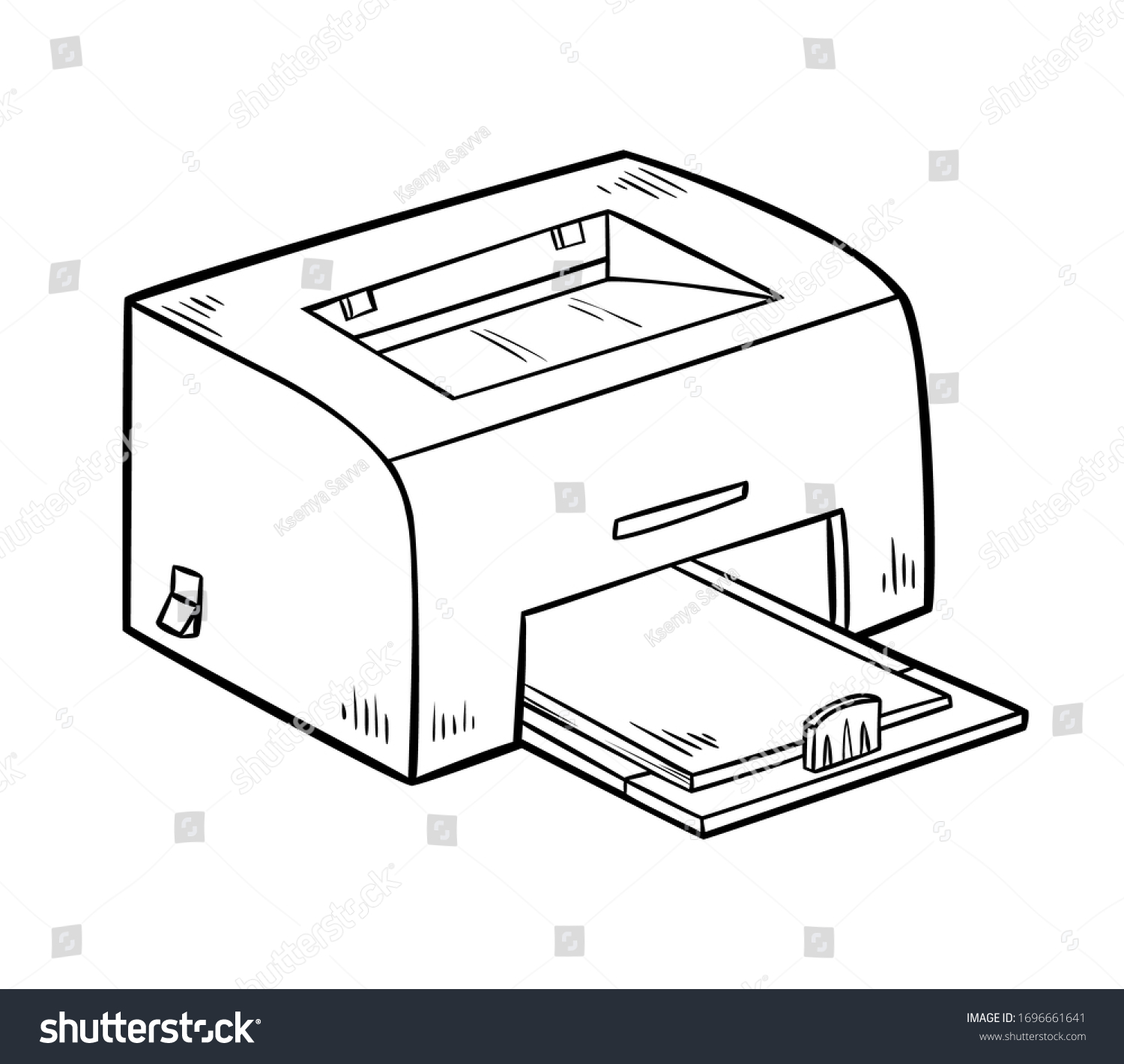 Coloring Book Children Printer: เวกเตอร์สต็อก (ปลอดค่าลิขสิทธิ์ ...