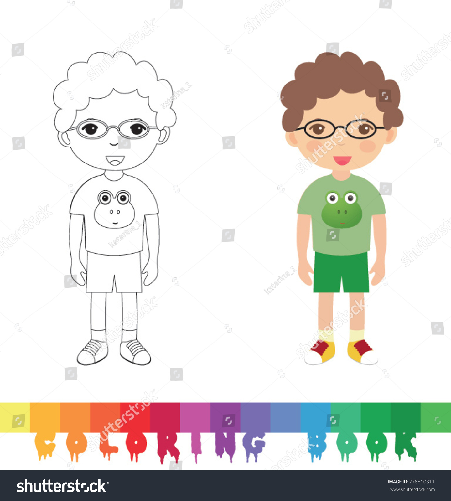 Coloring Book Vector Illustration 库存矢量图（免版税）276810311 | Shutterstock