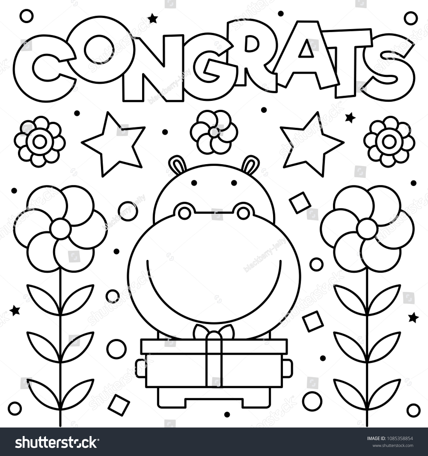 Coloring Page Vector Illustration Stock Vector (Royalty Free ...