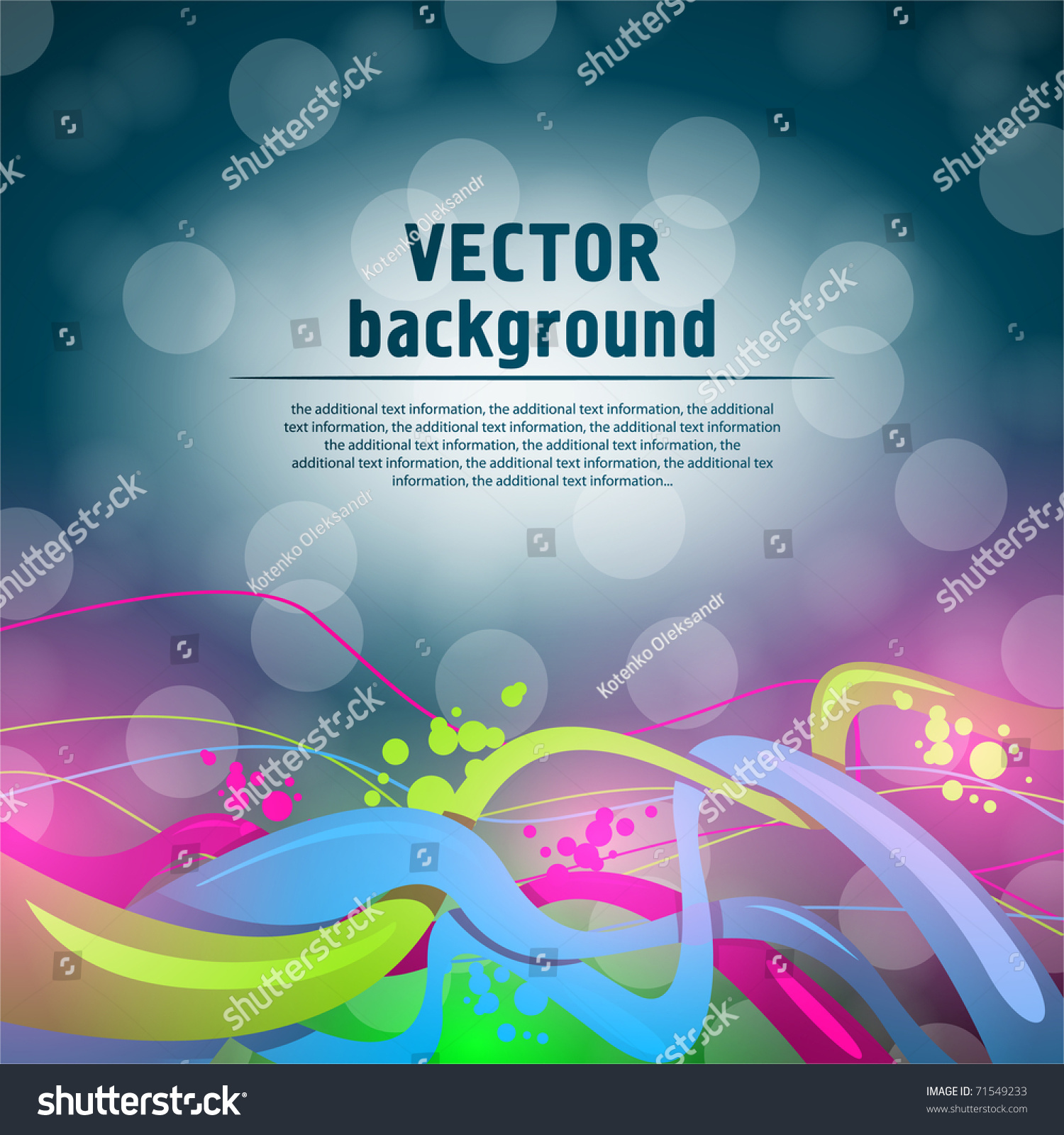 Colour Abstract Background Design Vector Illustration Stock Vector ...