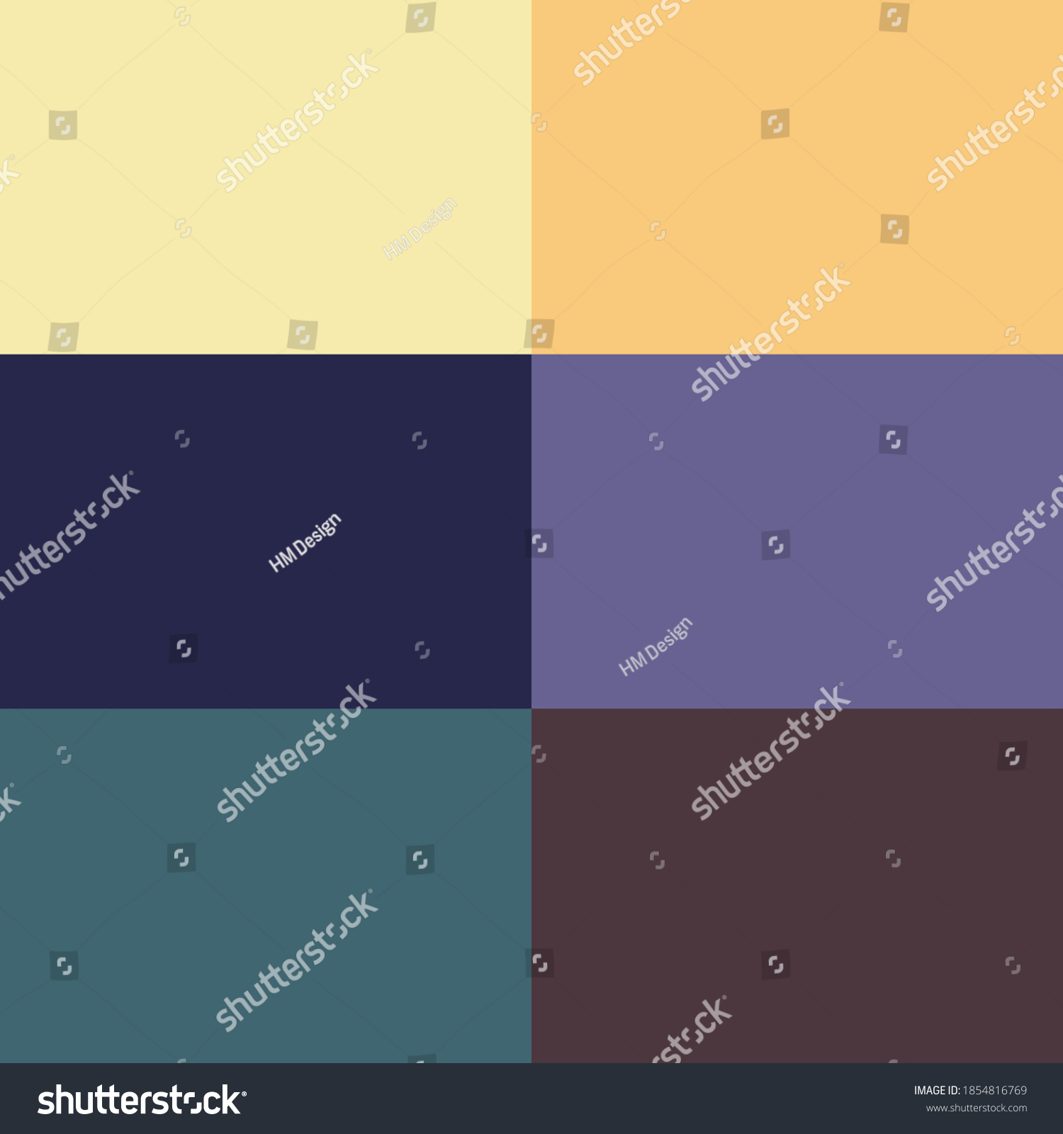 Colour Palette Vector Illustration Set Stock Vector (Royalty Free ...