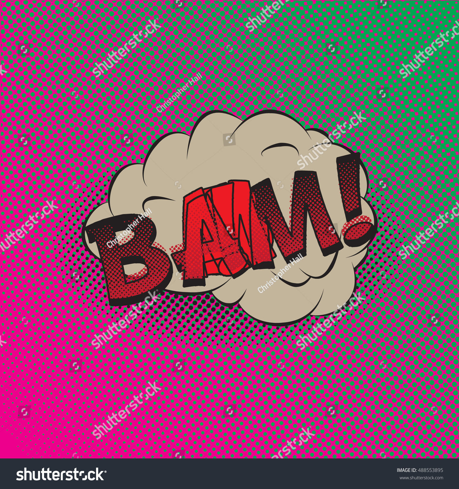 Colourful Comic Book Style Explosion Vector Stock Vector (Royalty Free ...