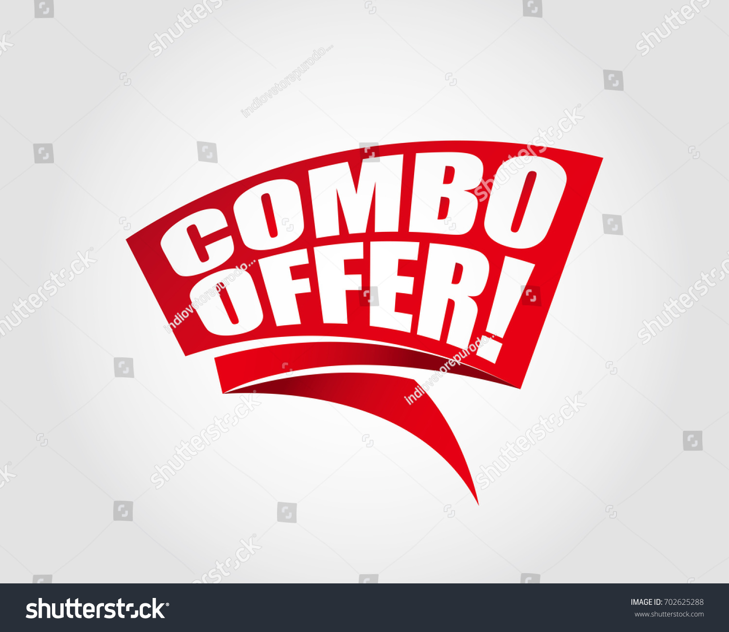 Combo Offer Labels Banners Stock Vector (Royalty Free) 702625288