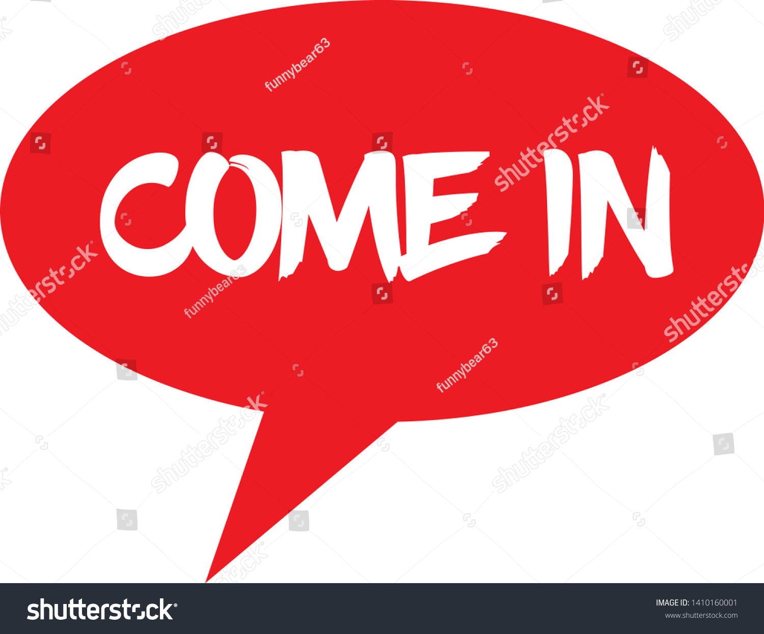 Come Stamp On White Background Stock Vector (Royalty Free) 1410160001 ...