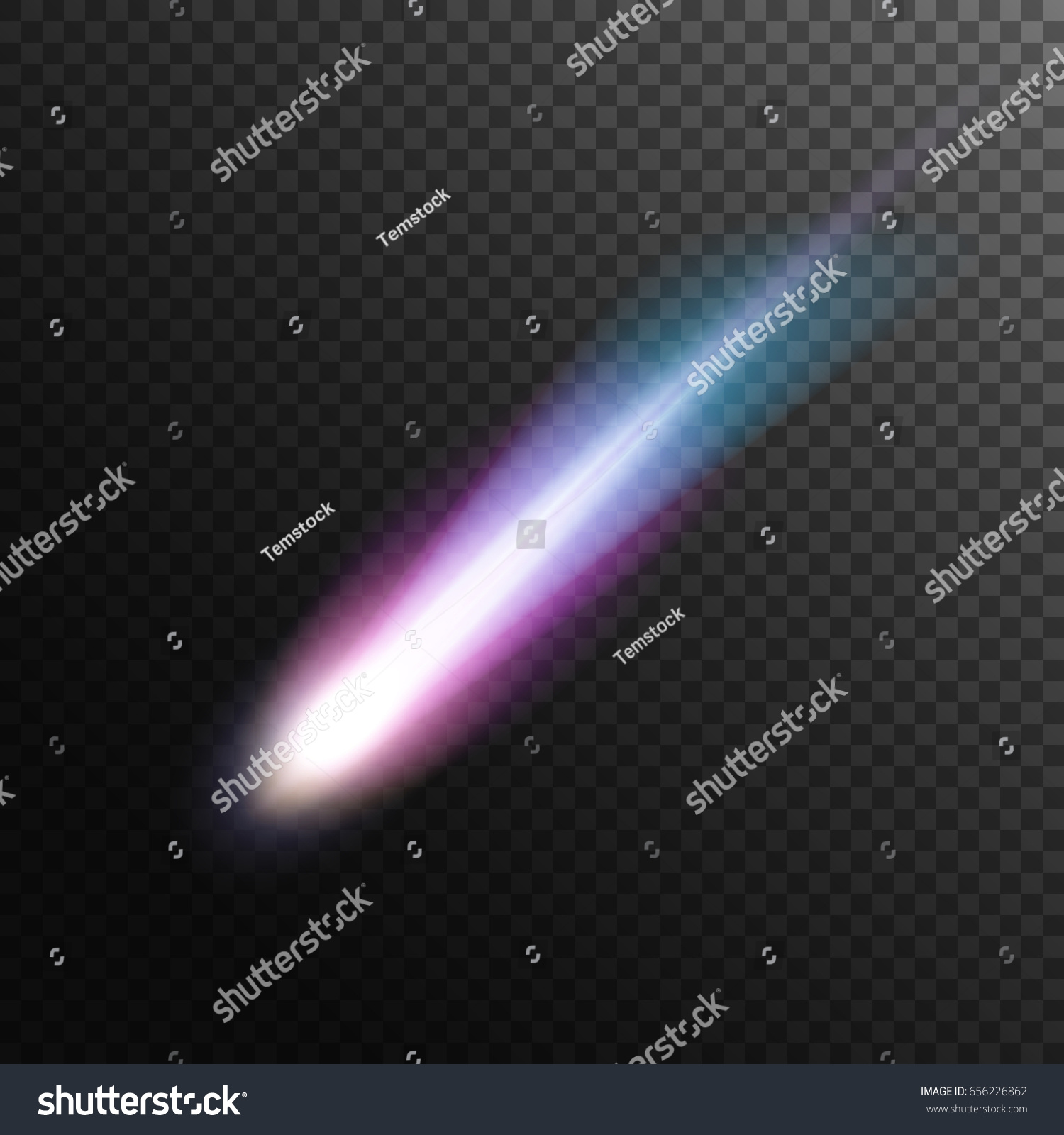 Comet Isolated On Transparent Background Cosmic: เวกเตอร์สต็อก (ปลอดค่า ...