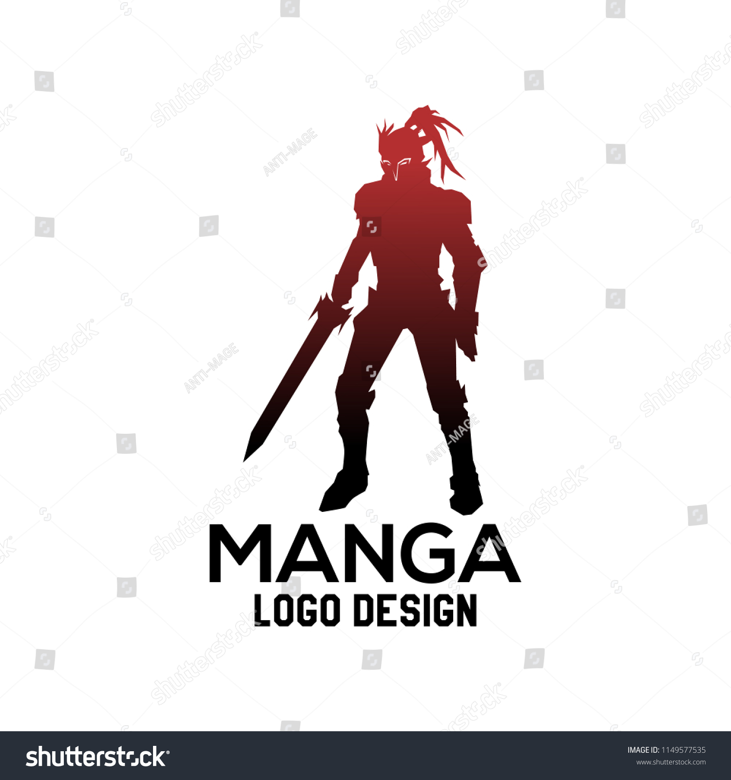 Comic Anime Logo: เวกเตอร์สต็อก (ปลอดค่าลิขสิทธิ์) 1149577535 ...