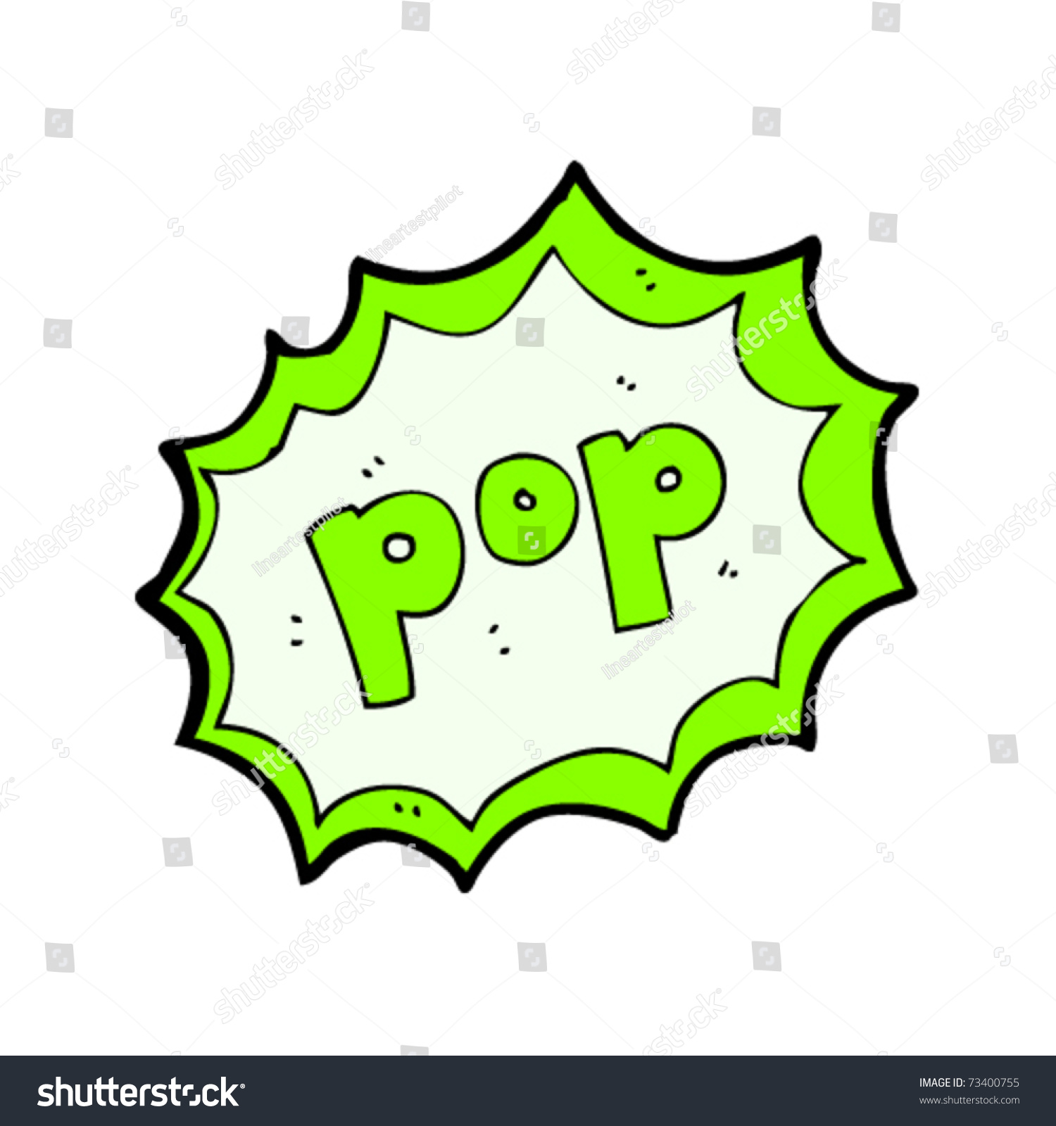 Comic Book Pop Symbol Stock Vector (Royalty Free) 73400755 | Shutterstock