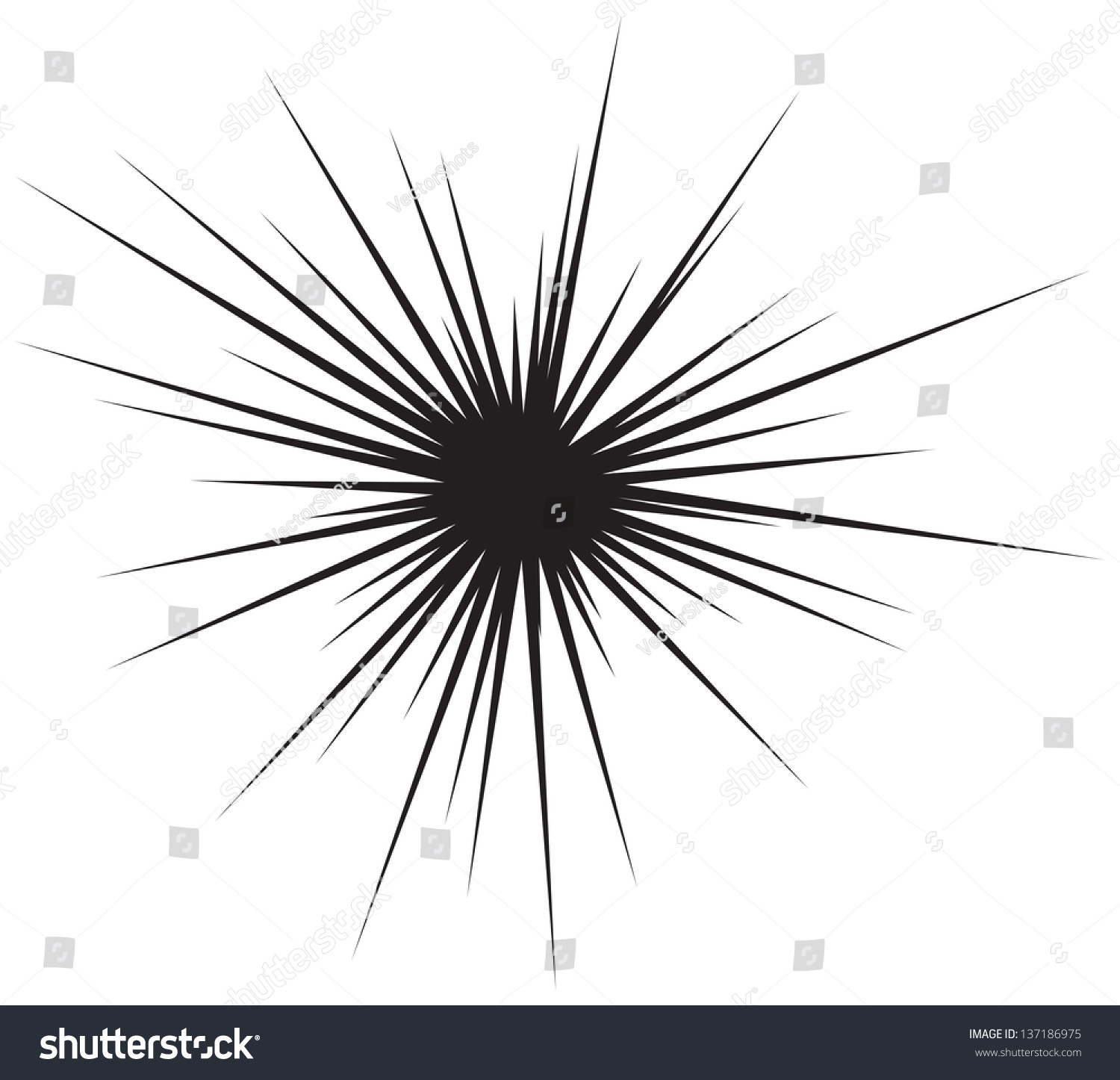 Marvelous Vector Burst Photographs