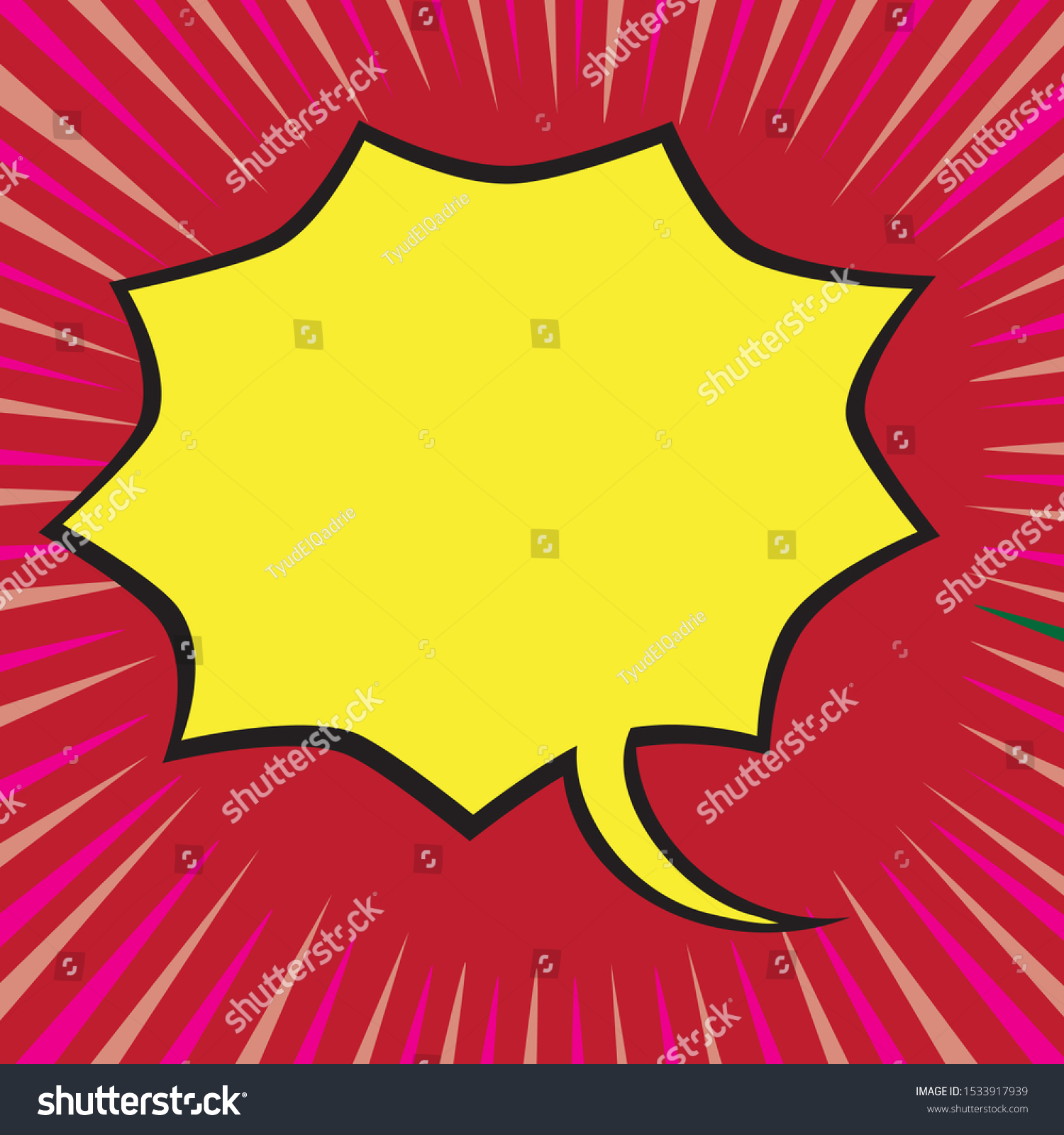 Comic Effects Text Balloons Stock Vector (Royalty Free) 1533917939 ...