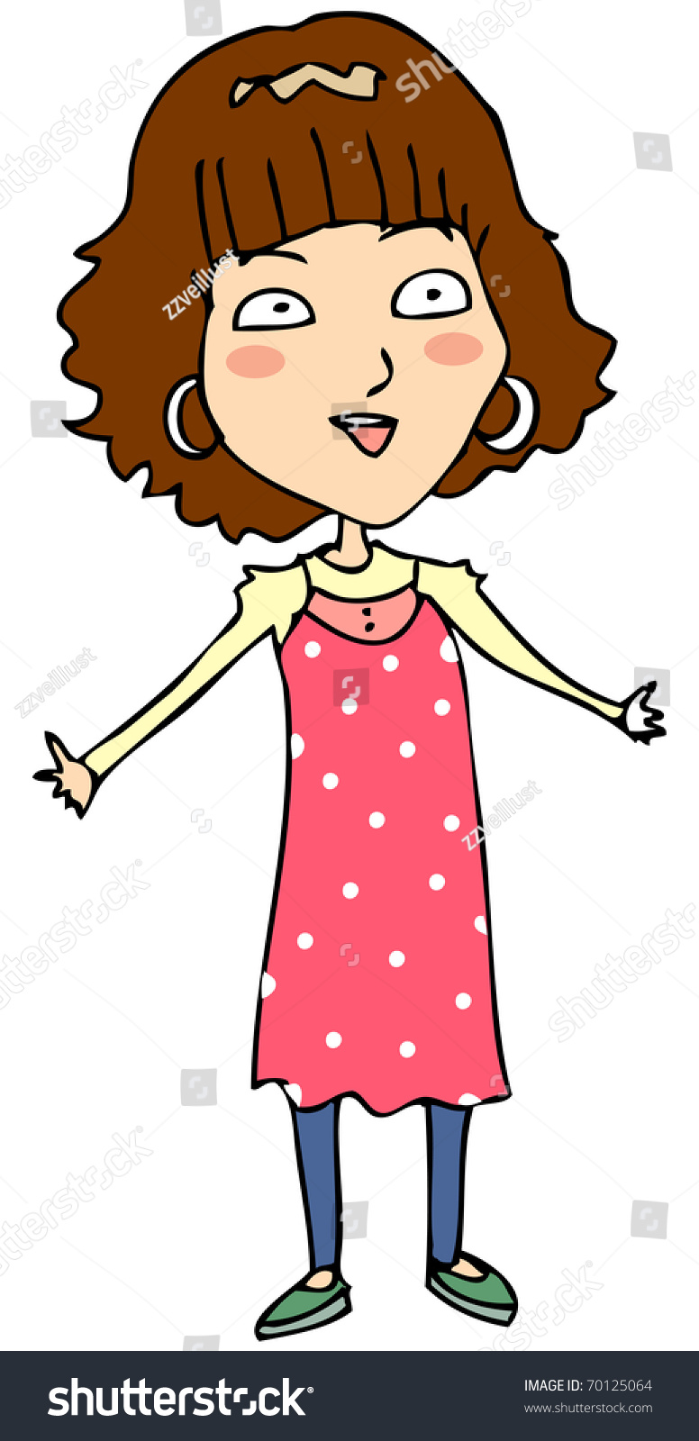 Comic Girl: เวกเตอร์สต็อก (ปลอดค่าลิขสิทธิ์) 70125064 | Shutterstock
