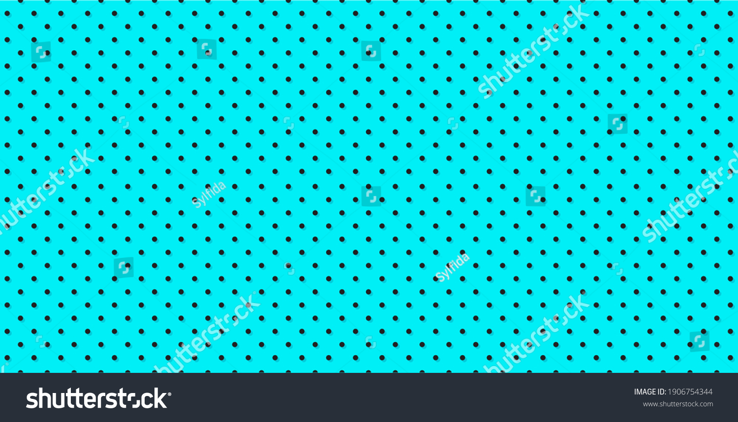 Comic Polka Dot Vector Background Turquoise Stock Vector (Royalty Free ...