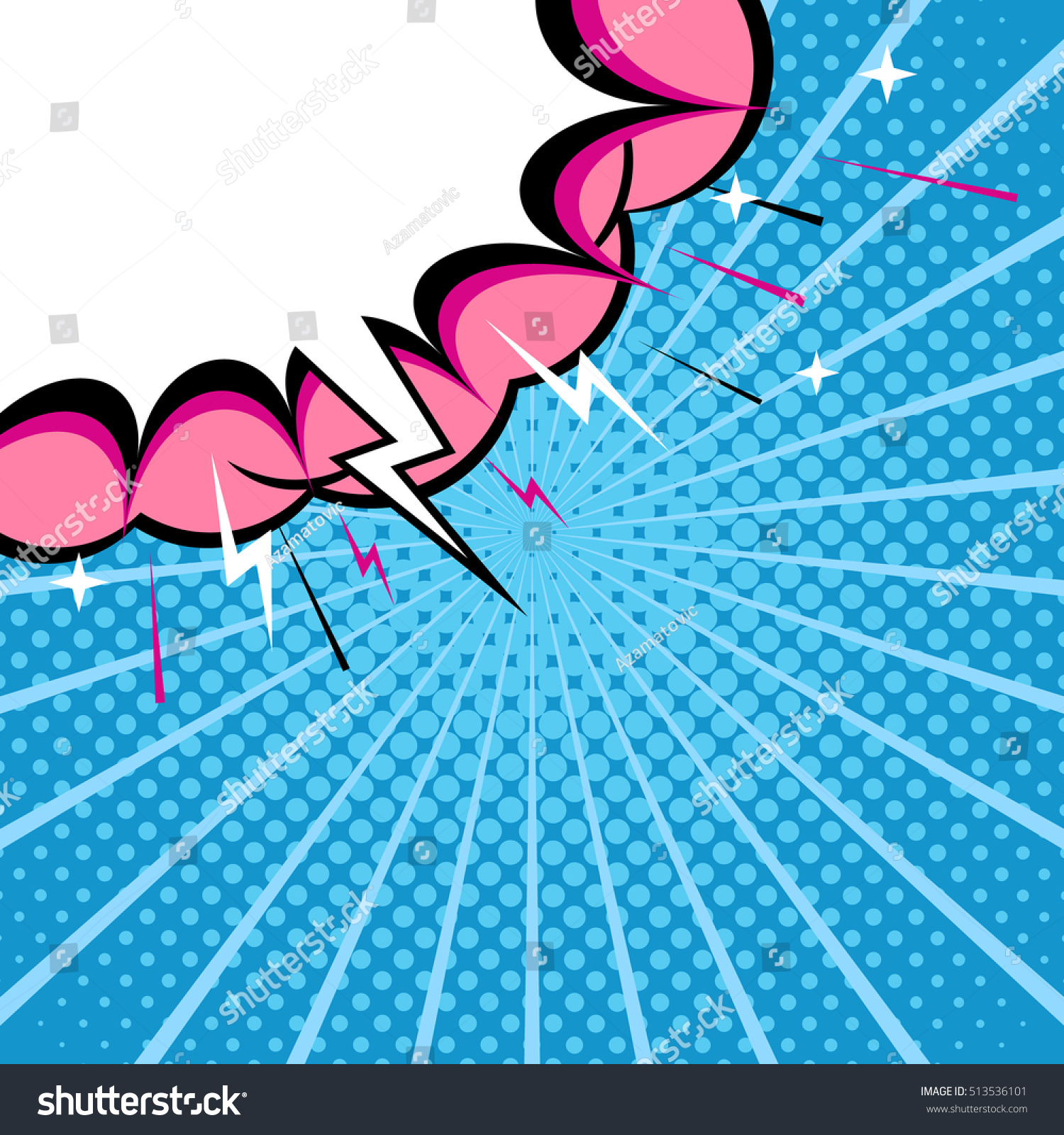 Comic Speech Bubble Window Vintage Dialog Stock Vector (Royalty Free ...