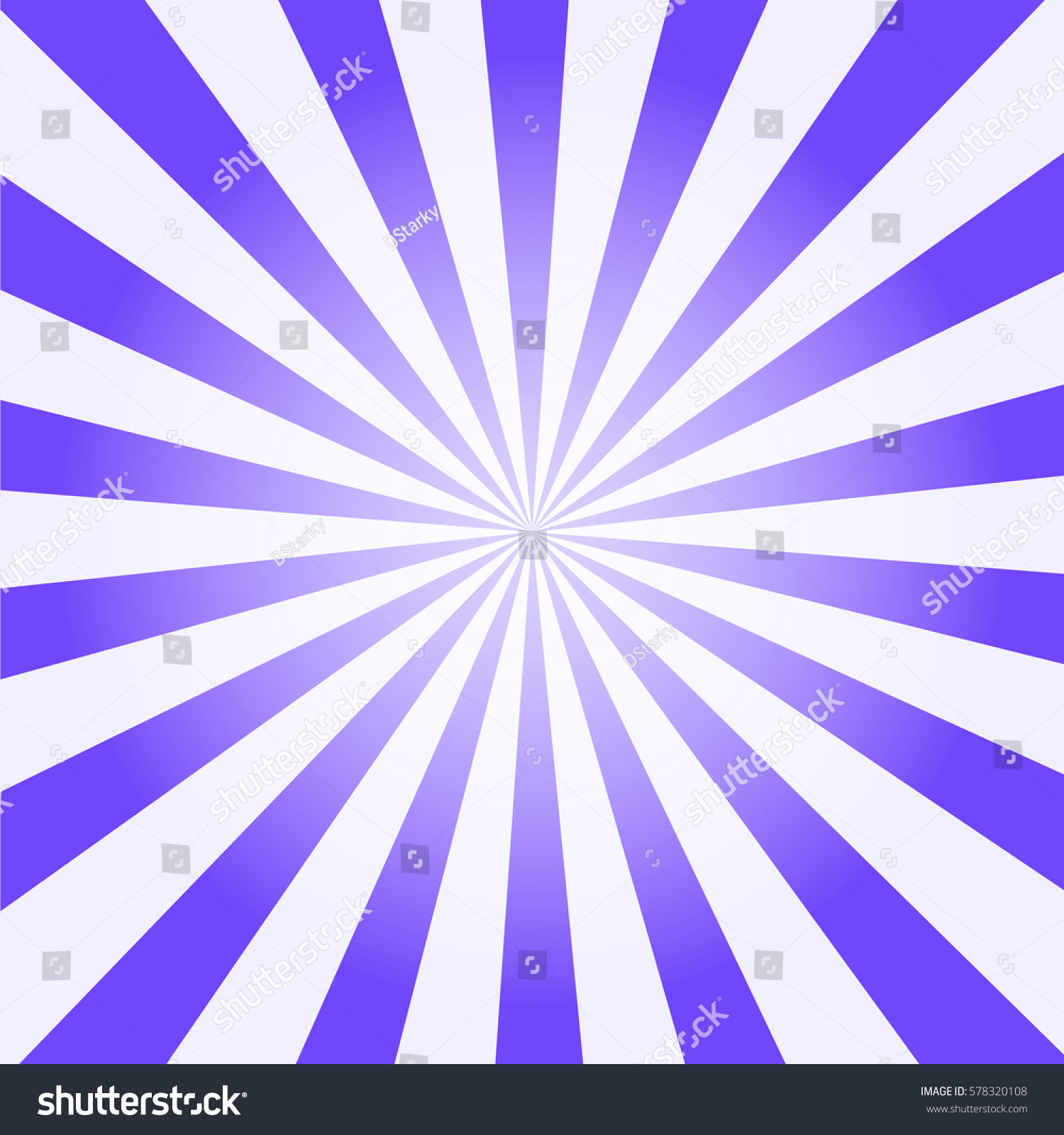 Comic Sun Rays Background Blue Sunburst Stock Vector (Royalty Free ...