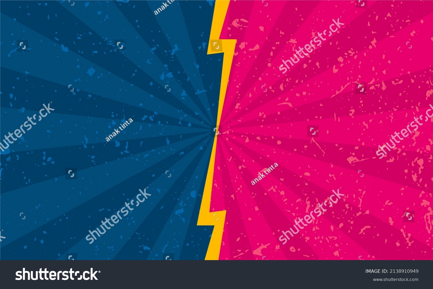 Comic Versus Fight Background Design Stock Vector (Royalty Free ...