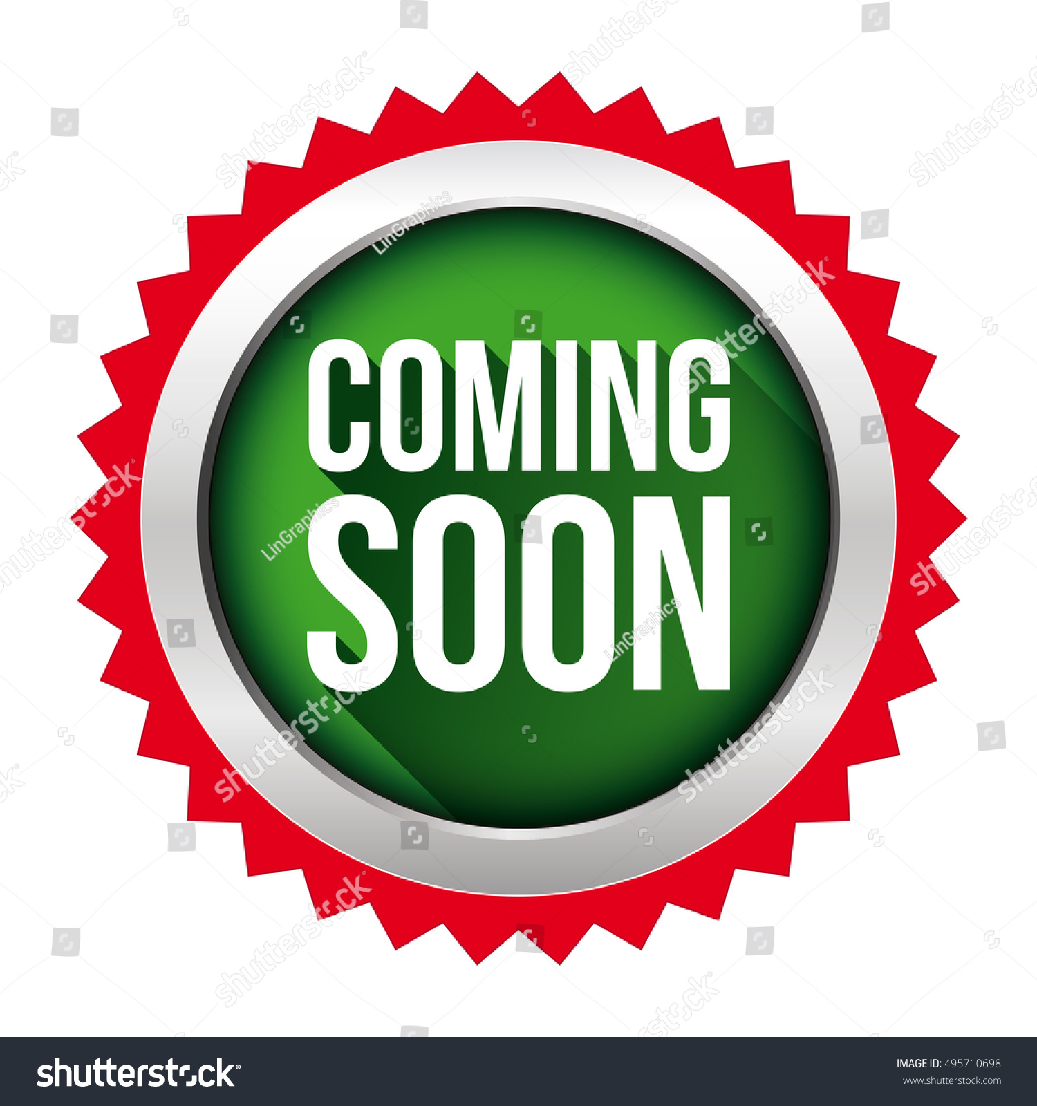 Coming Soon Badge Vector Stock Vector (Royalty Free) 495710698 ...