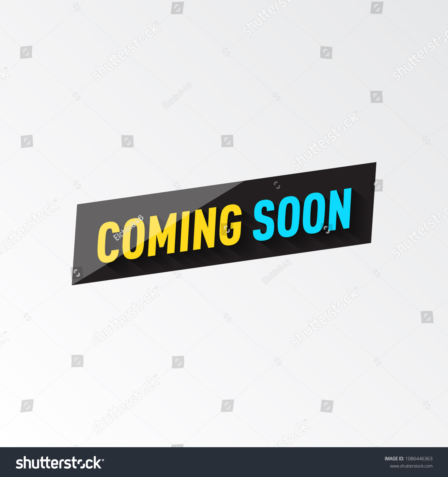 Coming Soon Banner Shape Eps10 Vector Stock Vector (Royalty Free ...