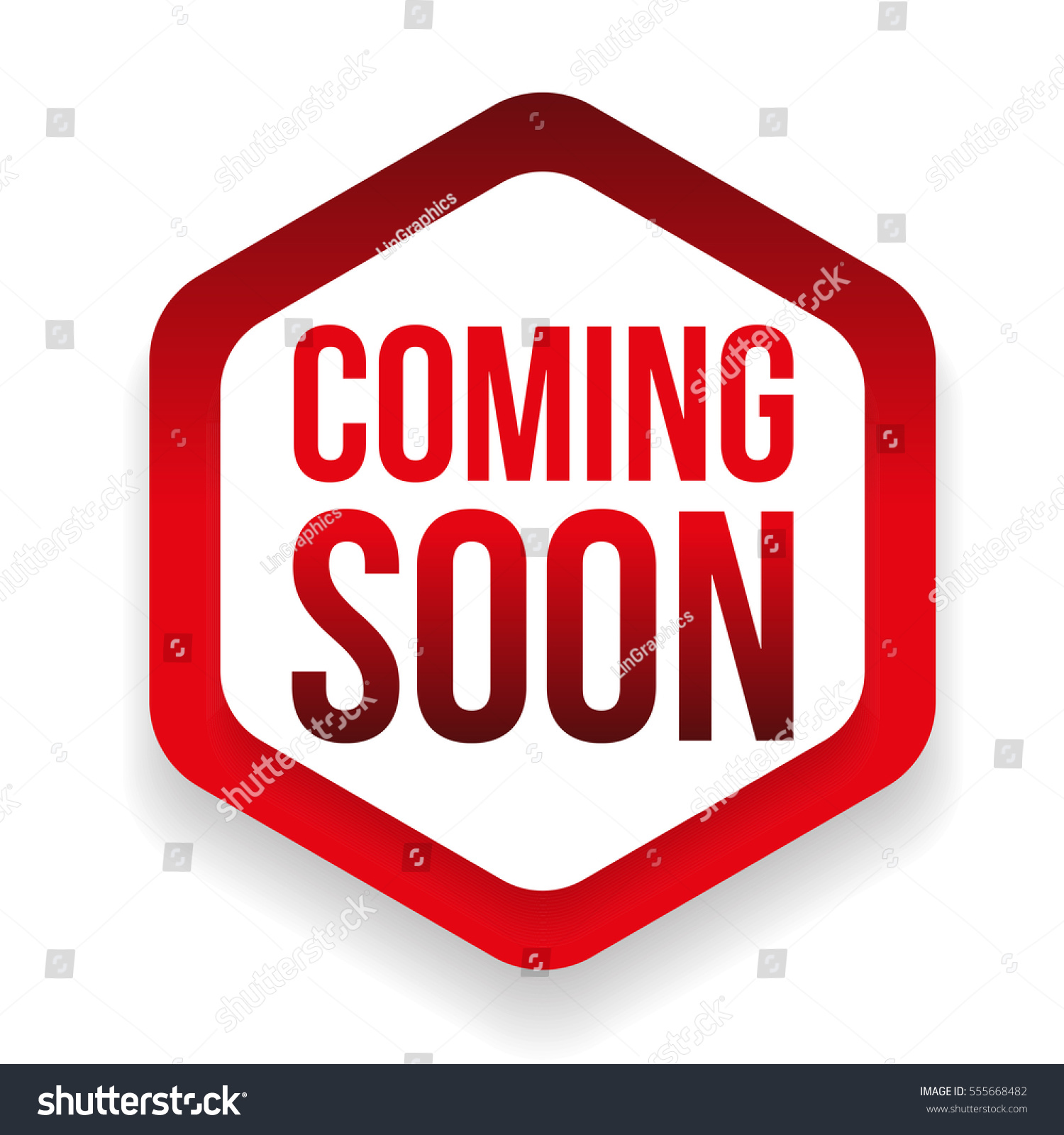 Coming Soon Blue Ribbon Vector Stock Vector (Royalty Free) 555668482