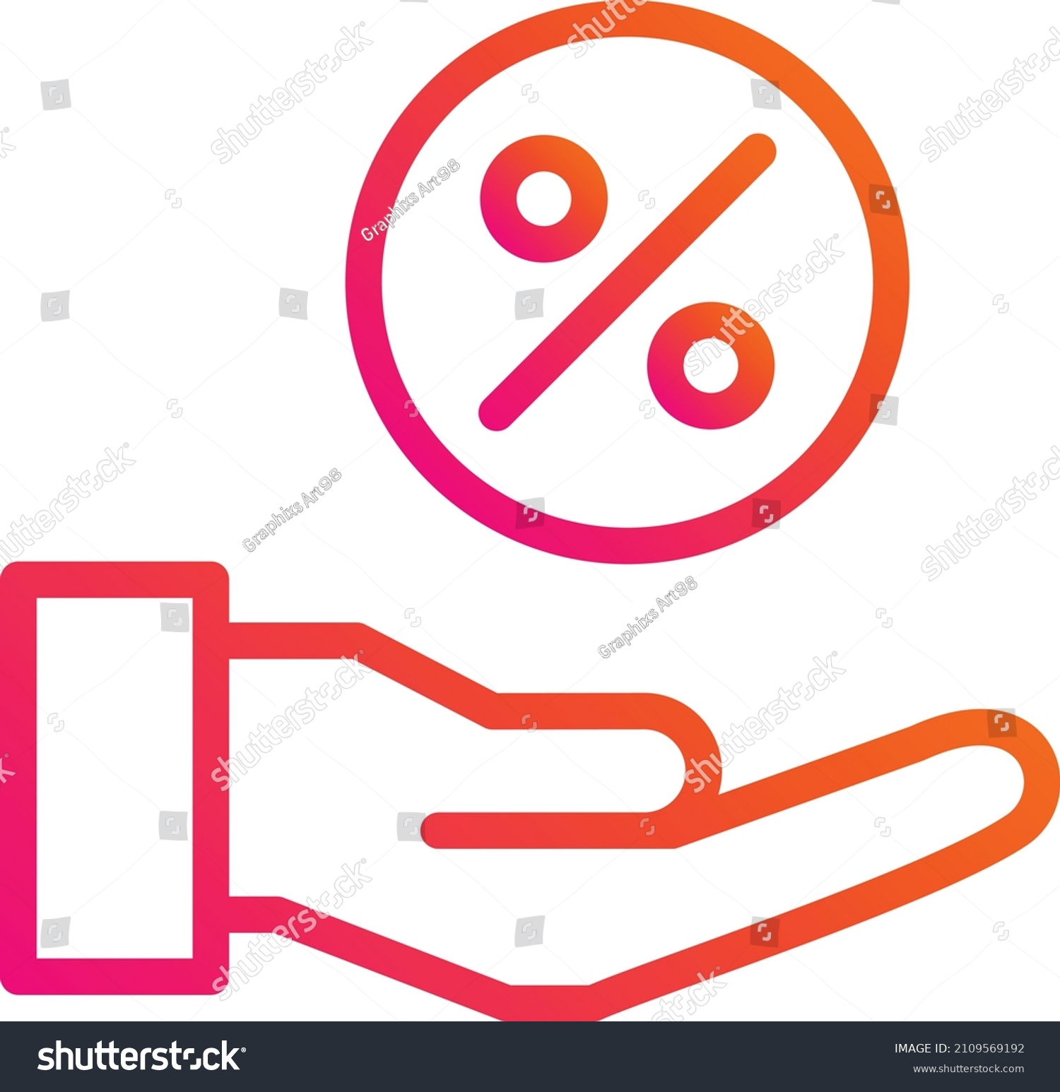 Commision Vector Icon Design Illustration Stock Vector (Royalty Free ...