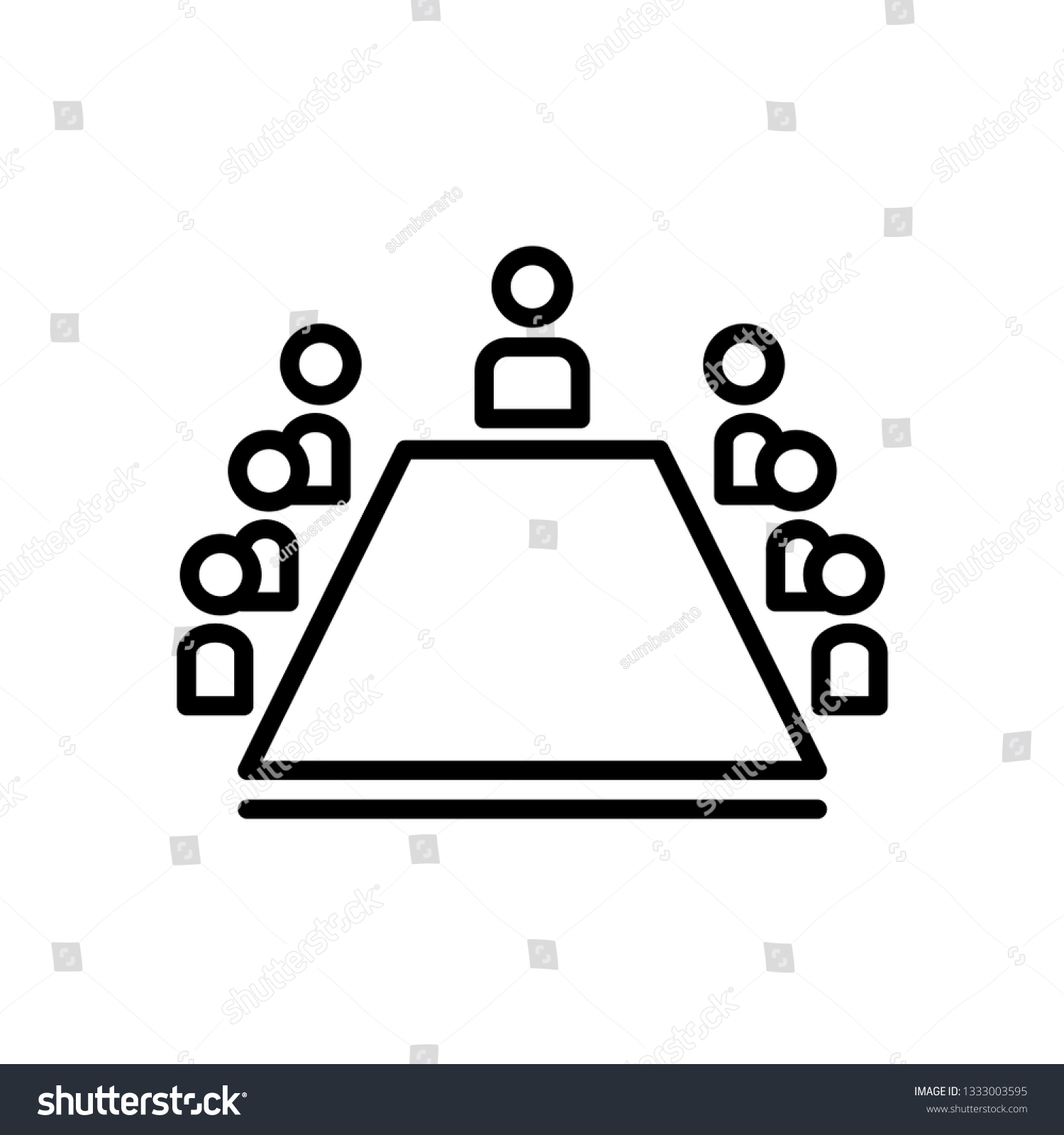 Committee Icon Template Stock Vector (Royalty Free) 1333003595 ...