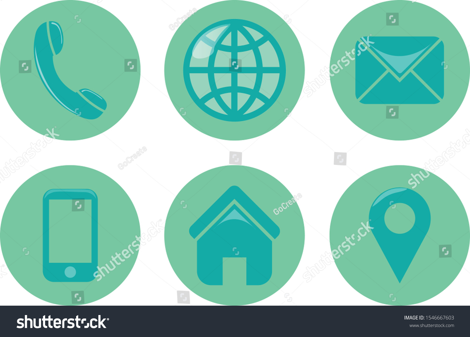 Common Communication Icons Vector Art Stock Vector (Royalty Free ...