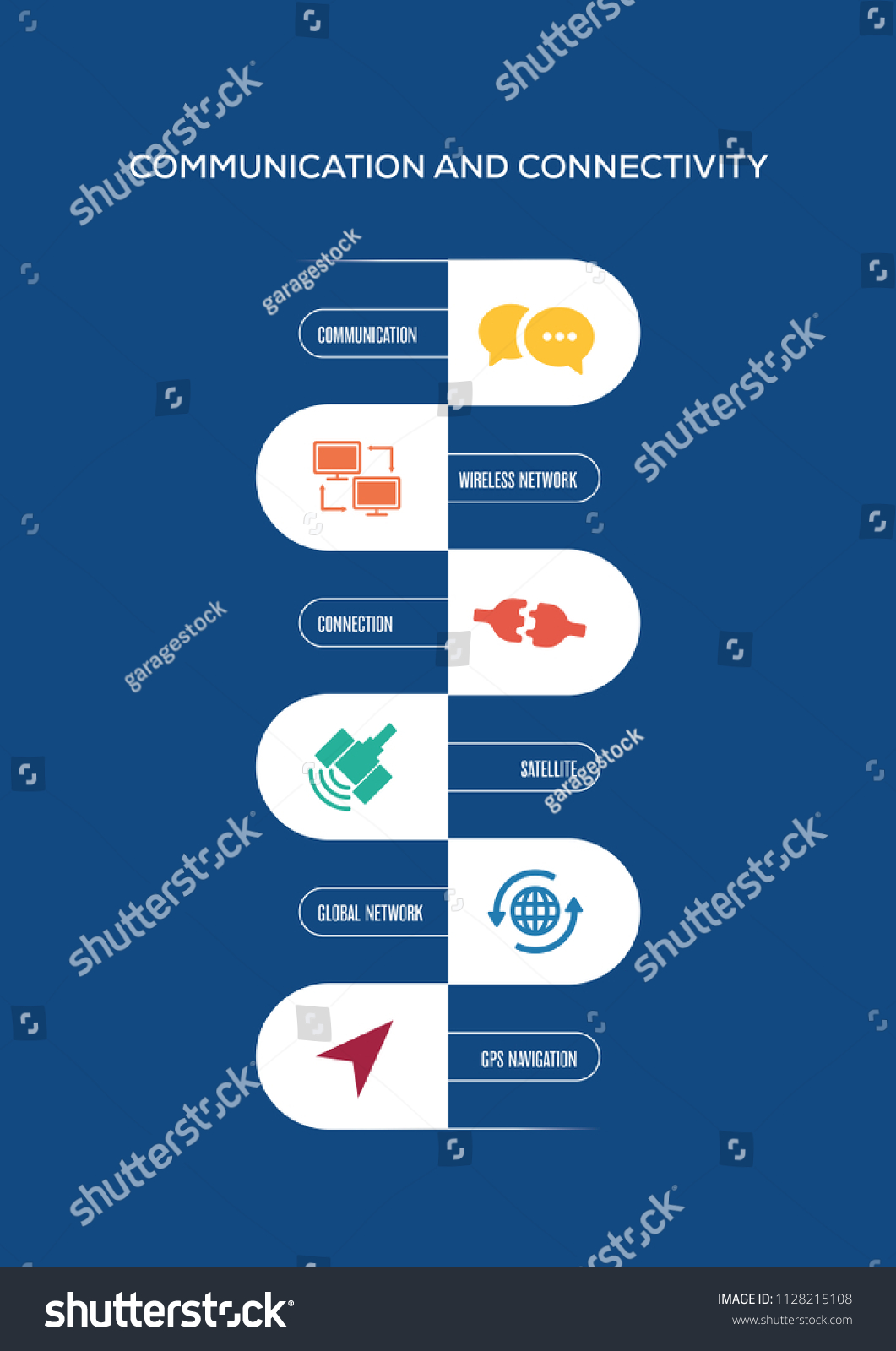 Communication Connectivity Concept Stock Vector (Royalty Free ...