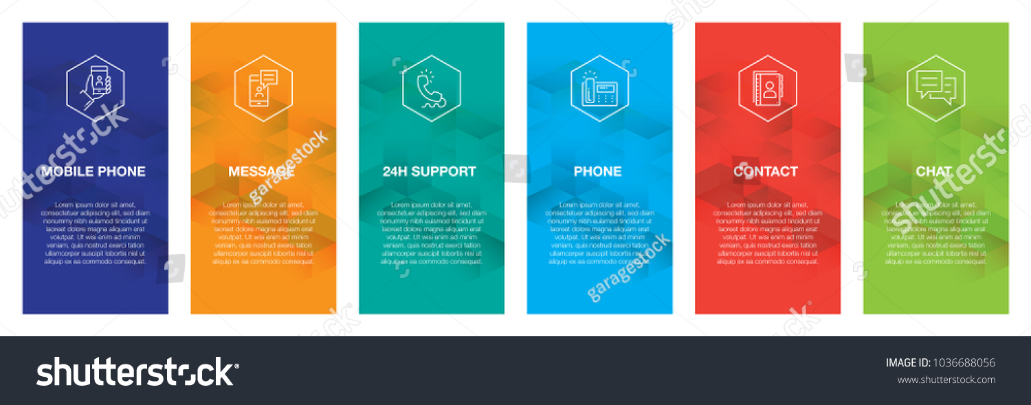 Communication Infographic Icon Set Stock Vector (Royalty Free ...