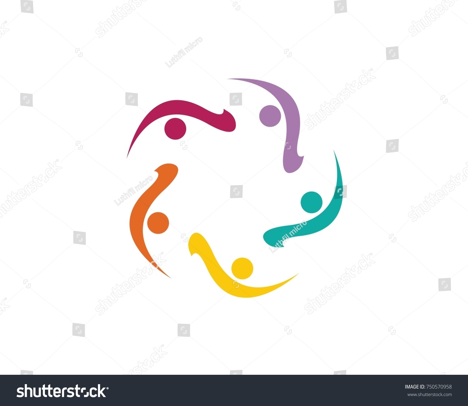 Community Group Logos Stock Vector (Royalty Free) 750570958 | Shutterstock