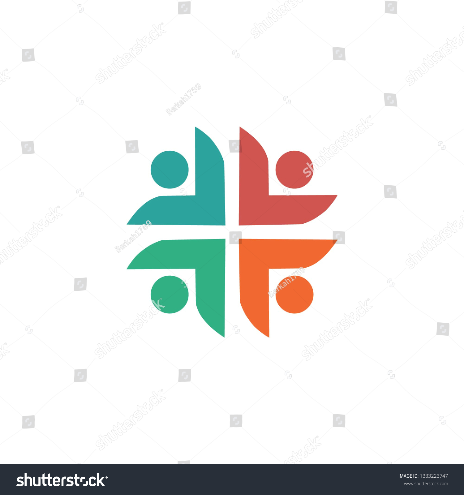 Community Logo Template Stock Vector (Royalty Free) 1333223747 ...
