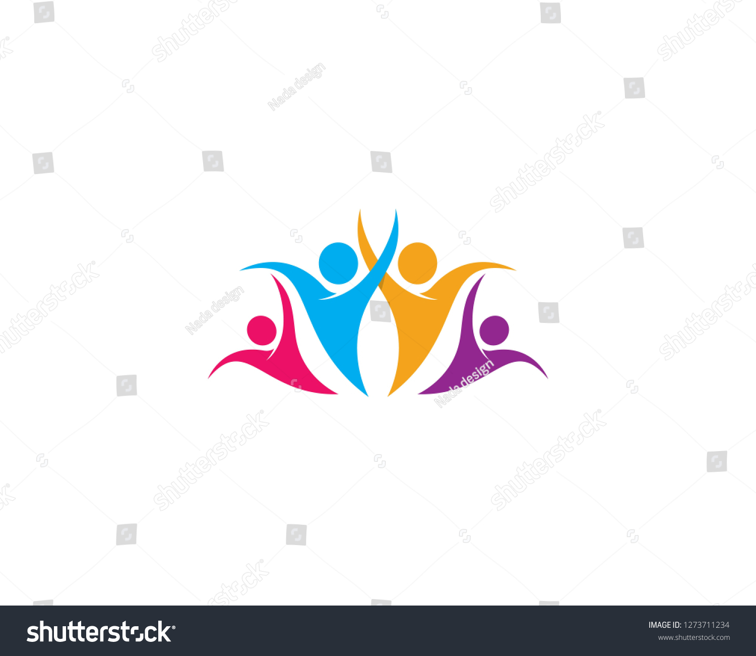 Community Logo Template Illustration Stock Vector (Royalty Free ...