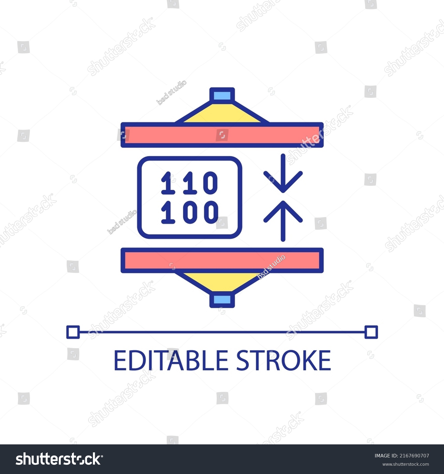 Compact Code Rgb Color Icon Computer Stock Vector (Royalty Free ...